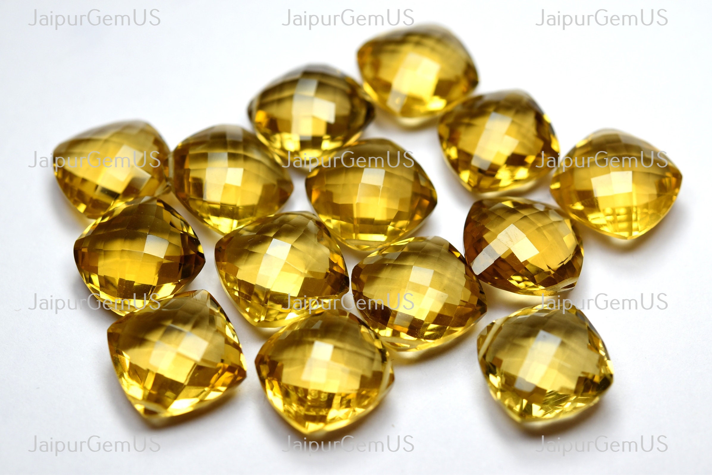 4 Match Pair Finest Quality Natural Beer Quartz Faceted - Etsy