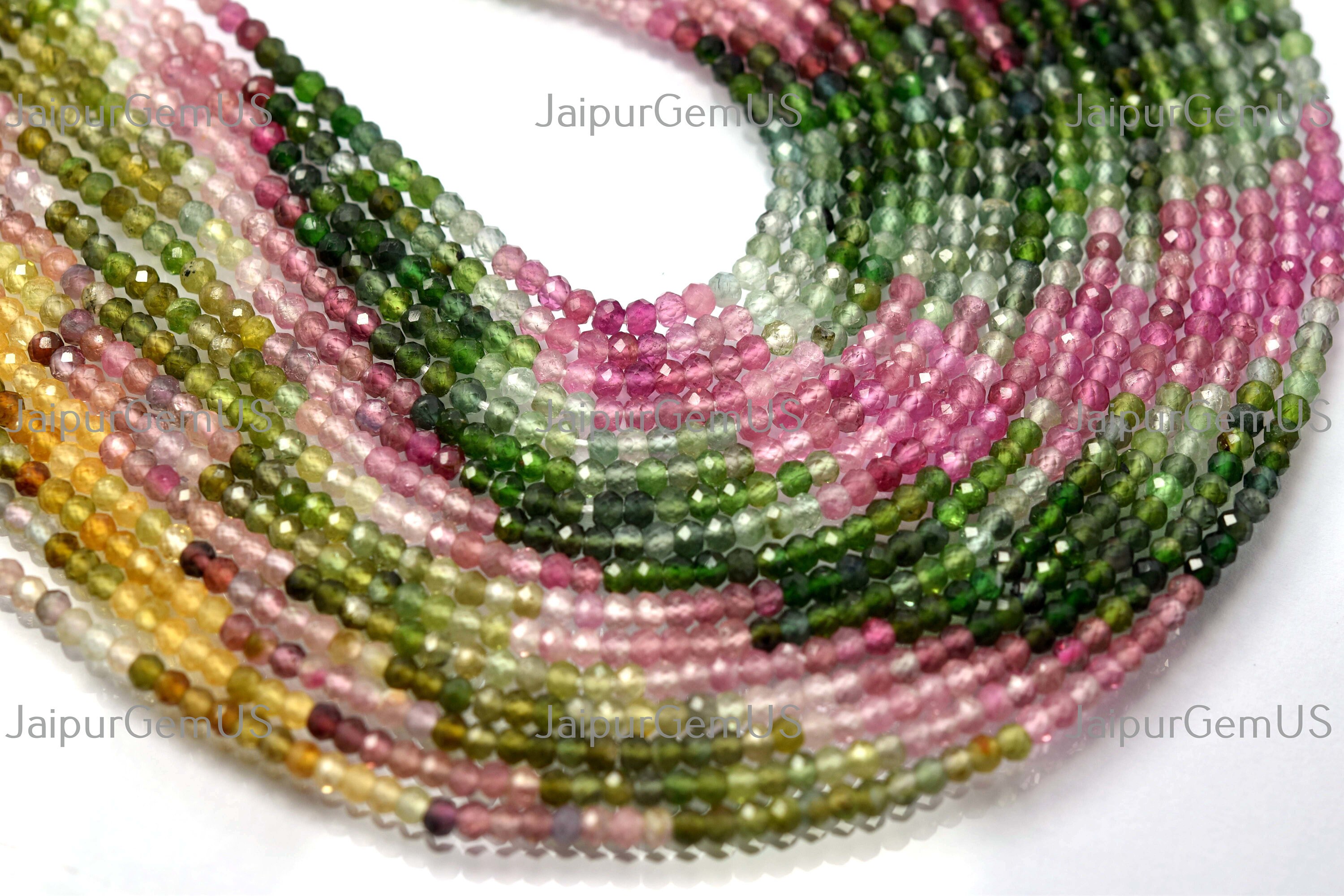 12 Inch Strand AAA Quality Natural Multi Tourmaline - Etsy