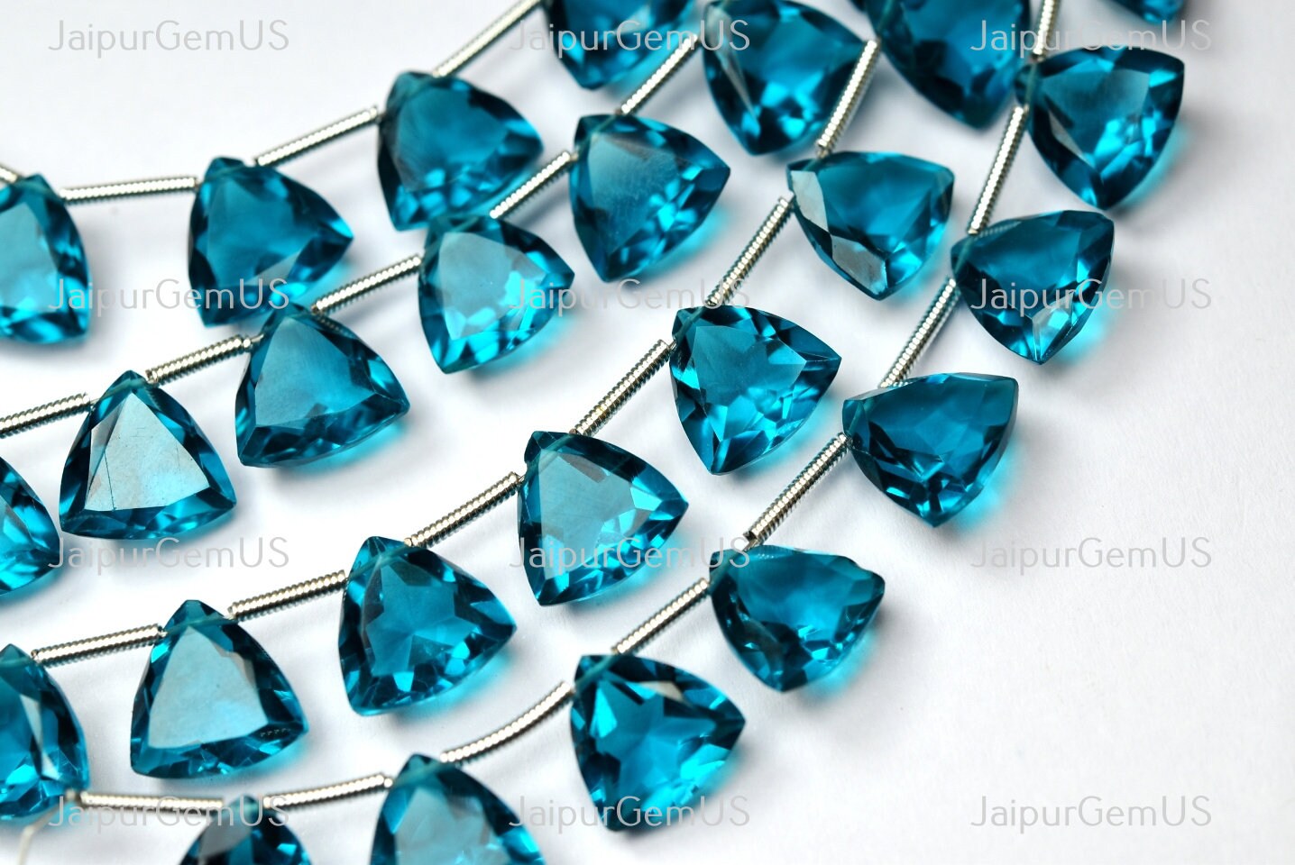 5 Match Pair Finest Quality Peacock Blue Quartz Cut Stone | Etsy