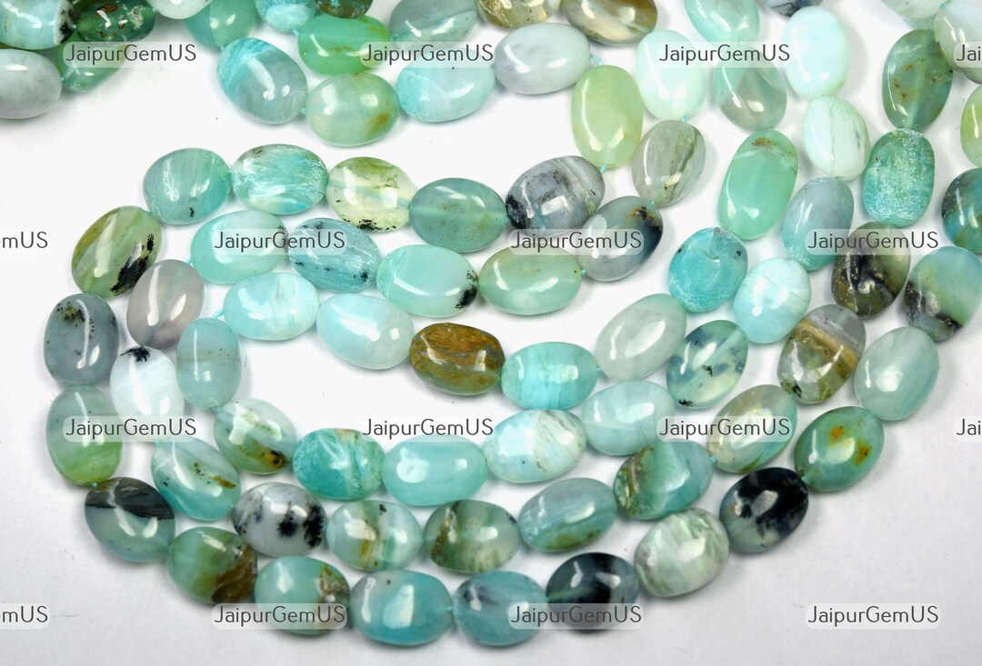 100% Natural Peruvian Opal Gemstones, Gorgeous Gemstone, Smooth Oval ...