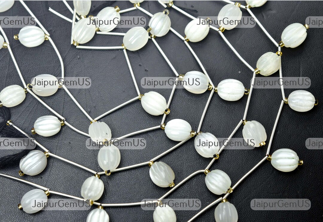 4 Match Pair, Gorgeous Quality, 100% Natural White Moonstone Gemstones ...