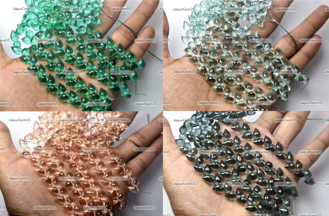 Emerald Green Quartz, Green Amethyst Quartz, Morganite Quartz, Gray ...