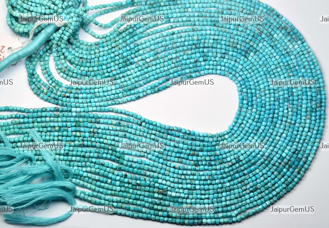 12 Inch Strand, AAA Gorgeous Quality, 100% Natural Turquoise Gemstones ...