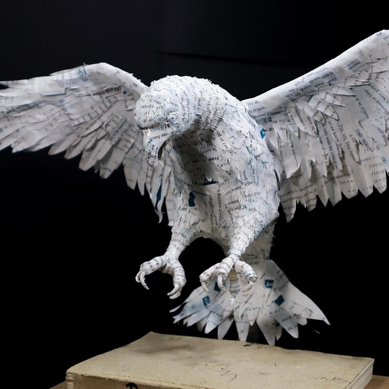 Unleashing the Power of Knowledge | Handcrafted Eagle Sculpture ...