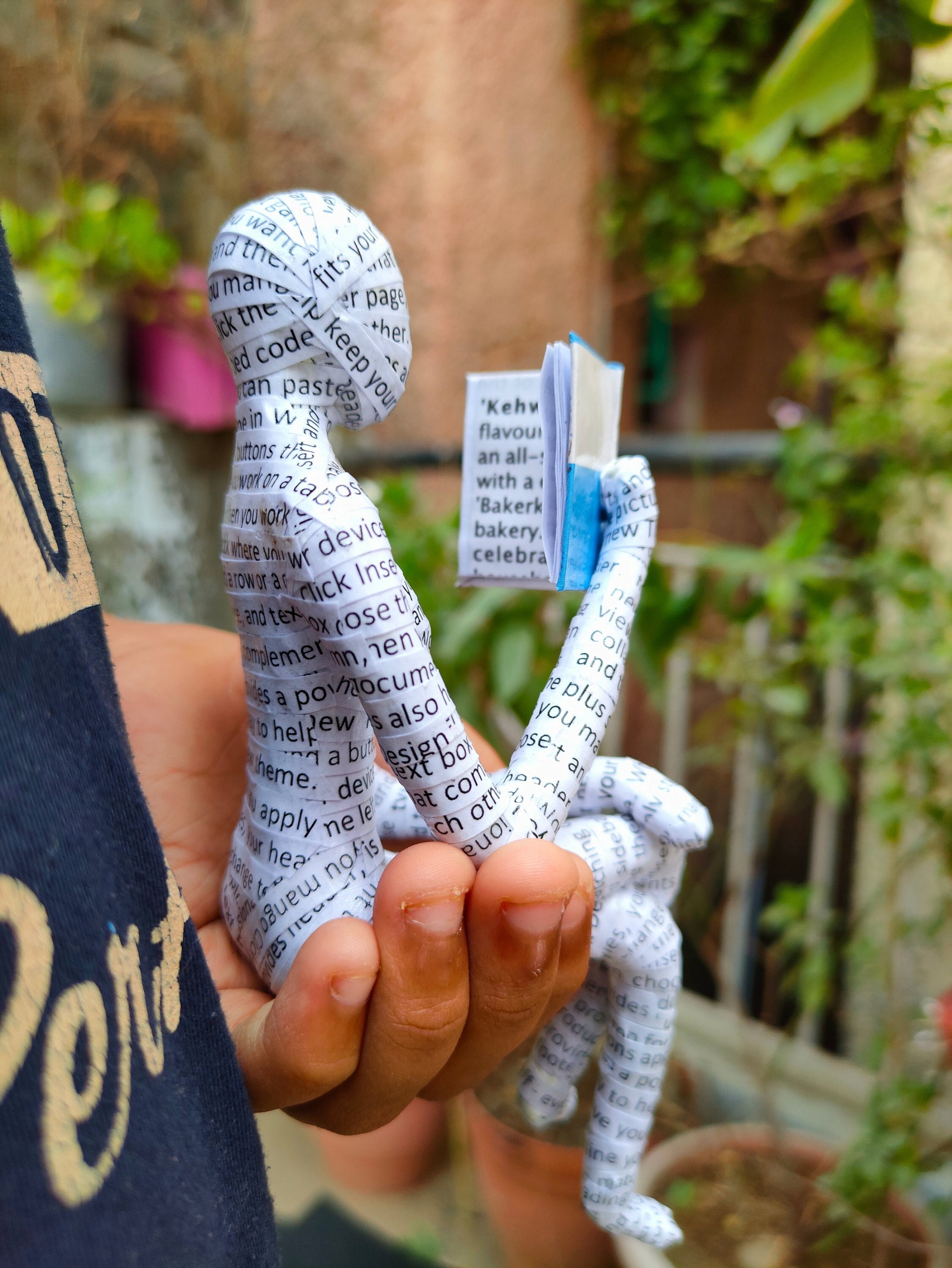 Women Reading Statue, Book Reading Figurine, Book Lover Gift, Papier ...