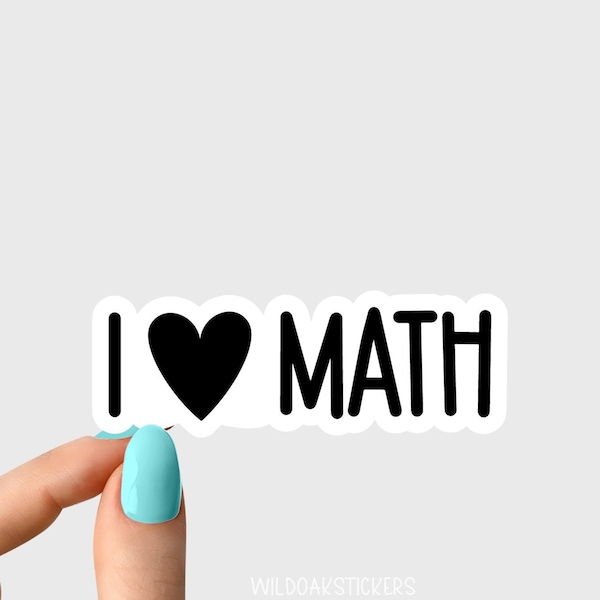 Math Decal - Etsy