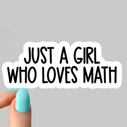 Math is the Only Subject That Counts Sticker Math Laptop - Etsy