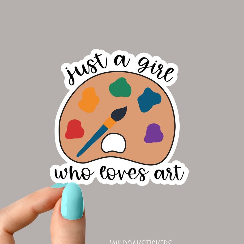 Funny Painting Stickers - Etsy