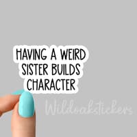 Sister Stickers, Laptop Sticker, Water Bottle Sticker, Funny Sticker ...