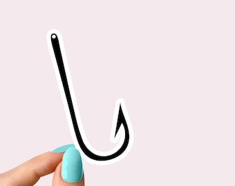 Fishing Hooks Heart Vinyl Decal Sticker - Etsy