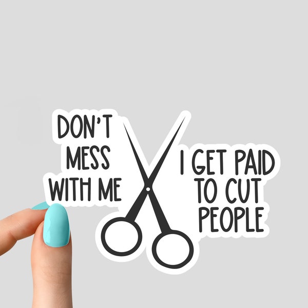 Hairdresser Stickers - Etsy