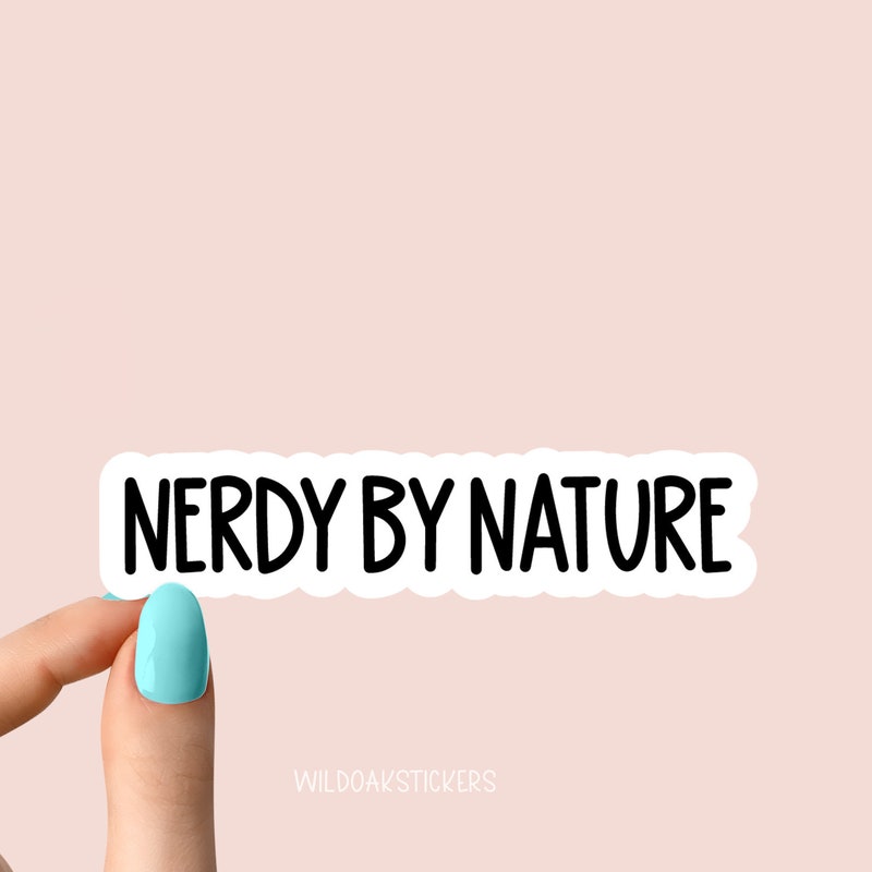 Nerdy Decal - Etsy