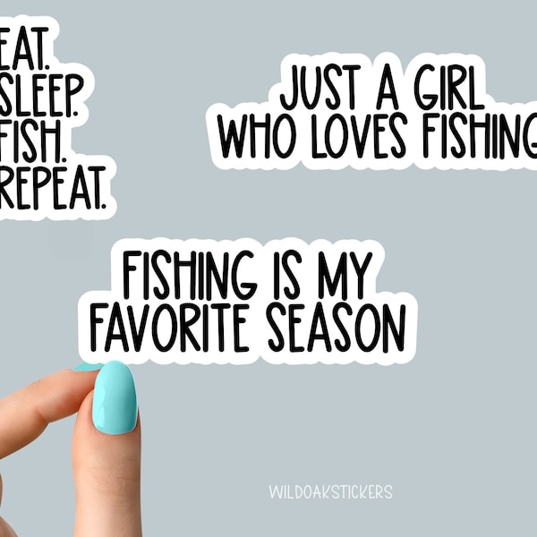 Funny Fishing Decal - Etsy