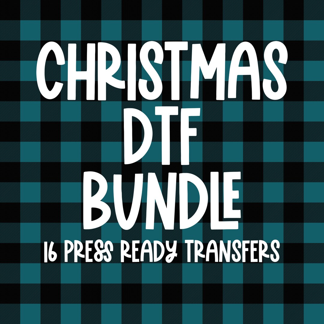 Christmas DTF Transfers, Merry Christmas DTF Bundles, Funny Christmas ...