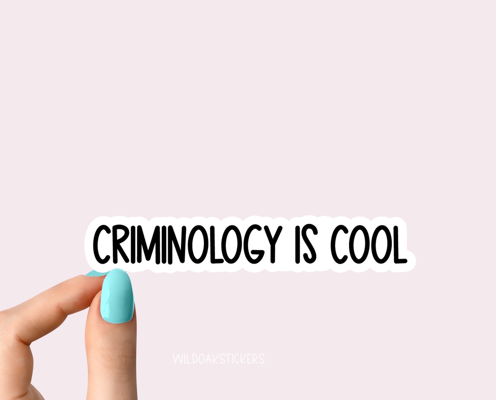 Criminology is Cool Funny Crime Stickers True Crime Podcasts - Etsy
