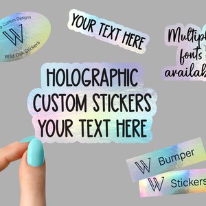 Holographic Sticker - Etsy