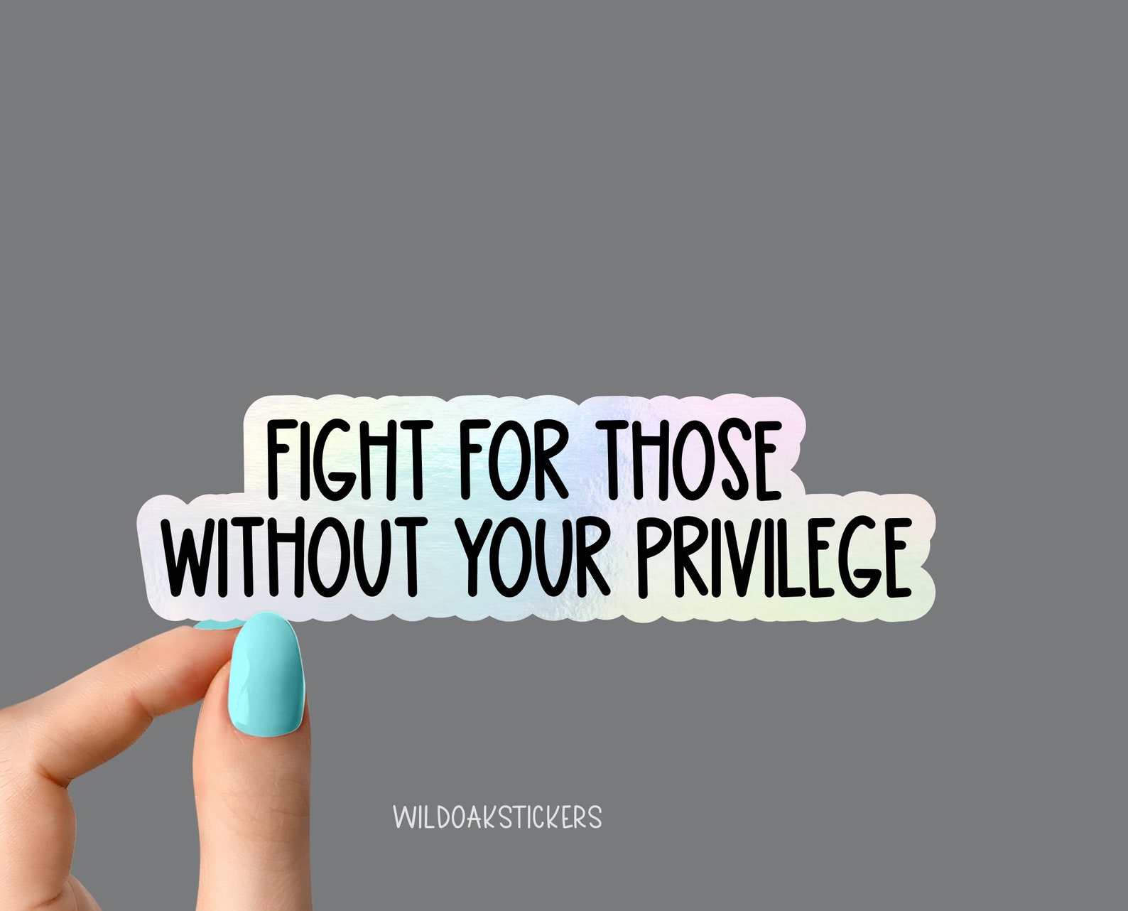 Fight for Those Without Your Privilege Stickers Equal Rights - Etsy