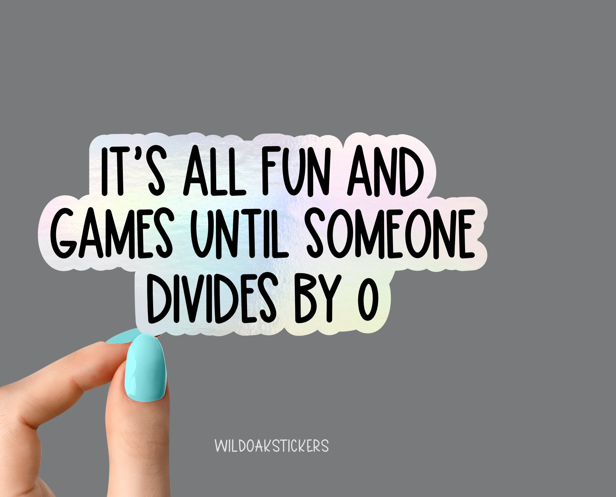 Its All Fun and Games Math Sticker Math Laptop Stickers Math - Etsy