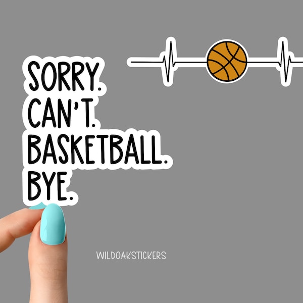 Basketball Stickers - Etsy