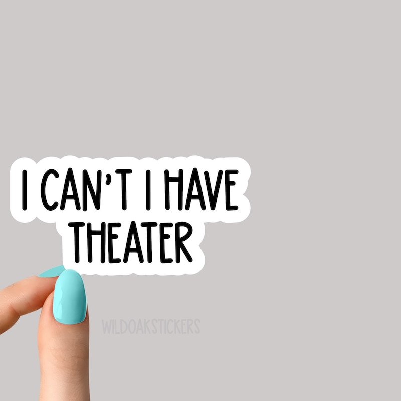 Theatre Stickers - Etsy