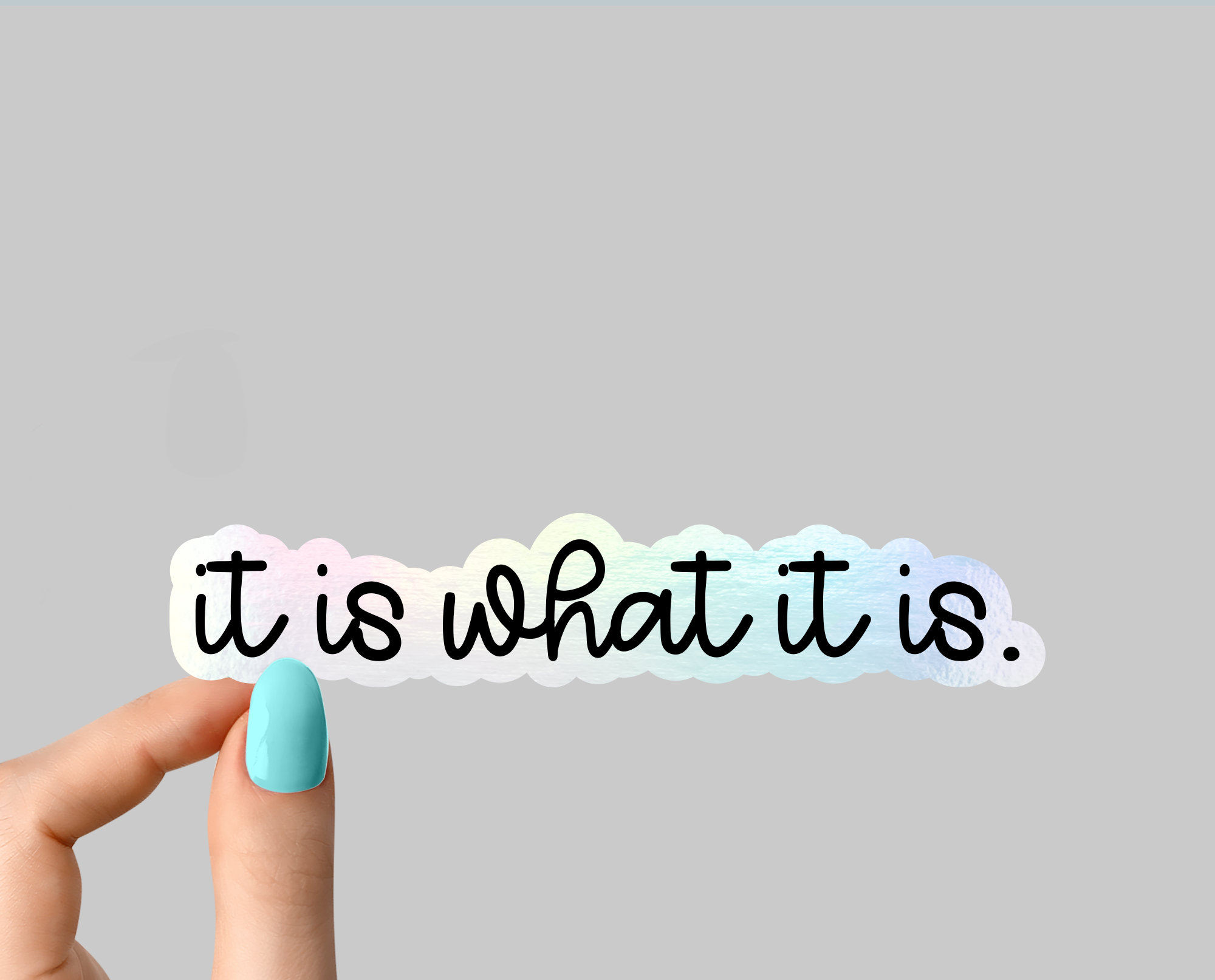 It is What It is Laptop Sticker Funny Stickers Sarcasm - Etsy