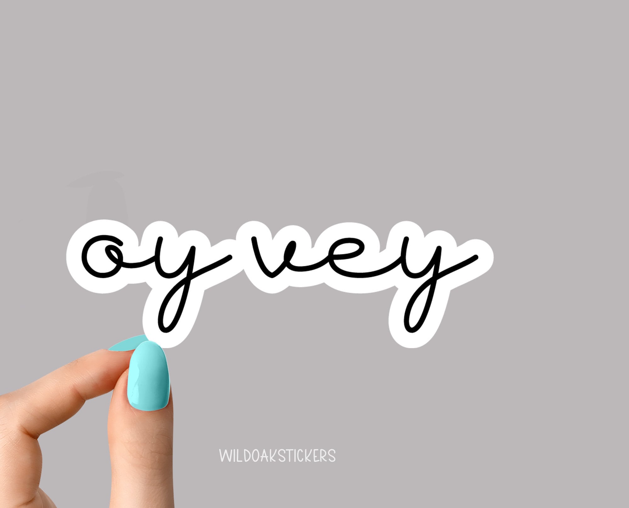 Oy Vey Sticker Oy Vey Laptop Stickers Oy Vey Laptop Decals | Etsy