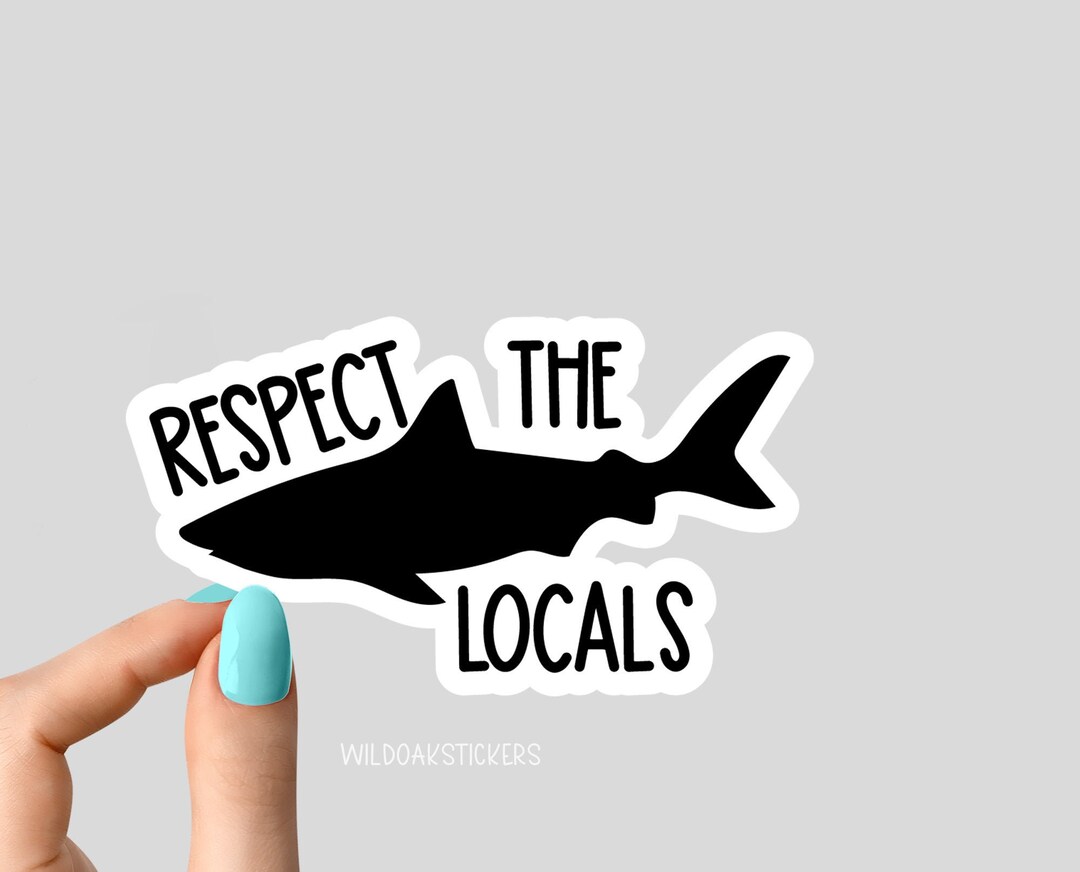 Shark Stickers, Respect the Shark Stickers, Respect the Sharks Sticker ...