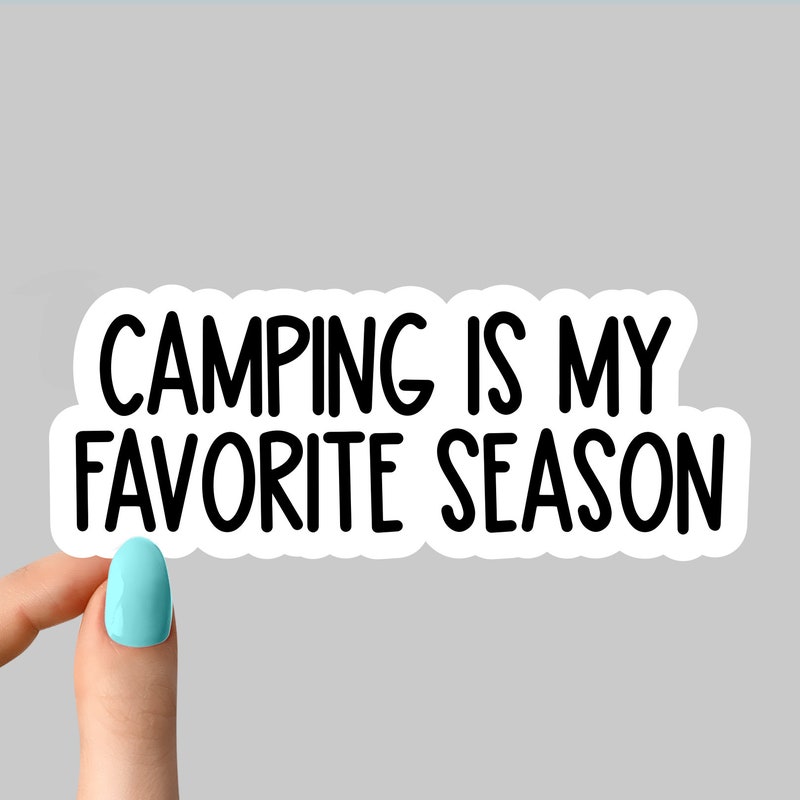 Camp Stickers - Etsy