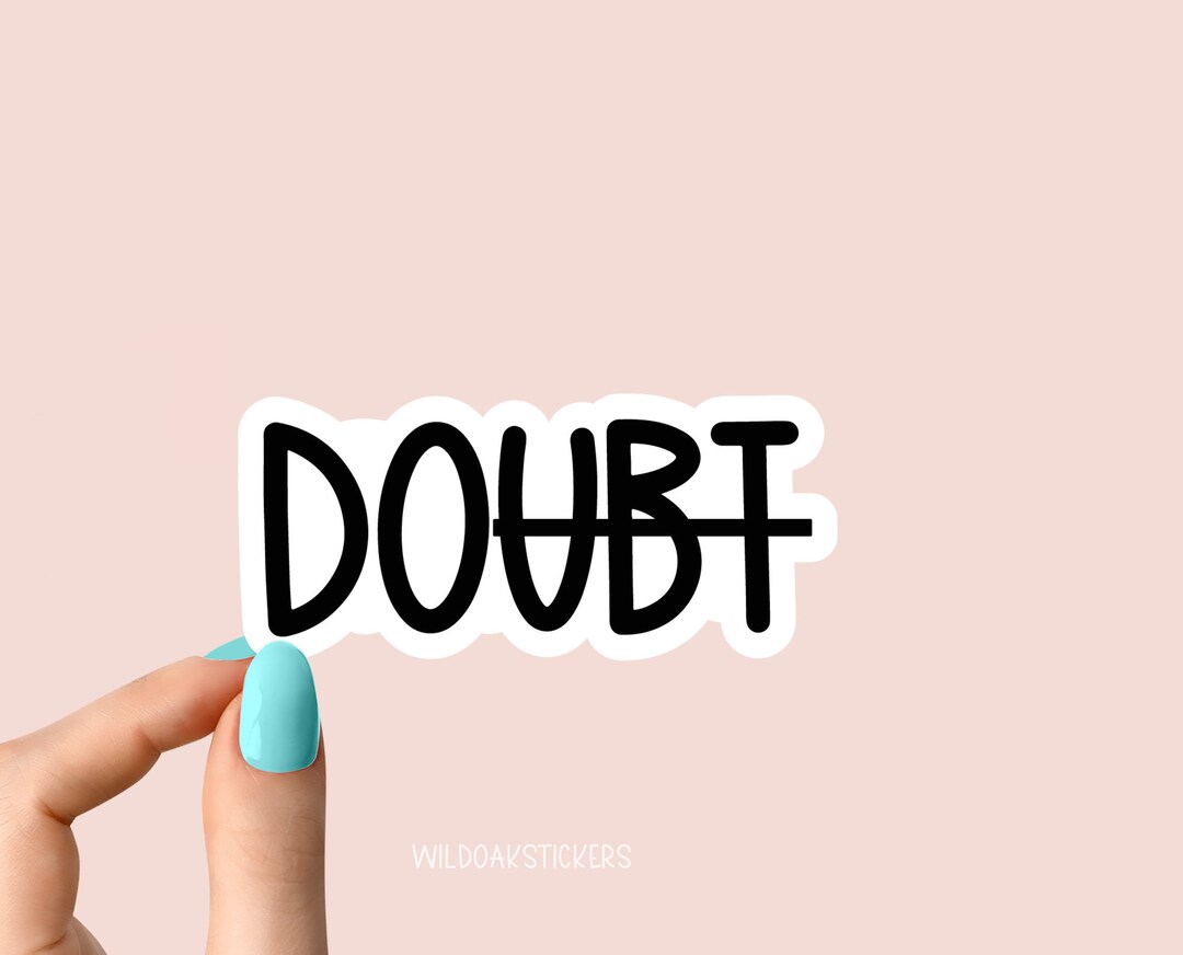 Do Crossout Doubt Sticker, Motivational Workout Laptop Decals ...