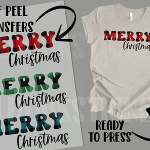 Christmas DTF Transfers, Merry Christmas DTF Bundles, Funny Christmas ...