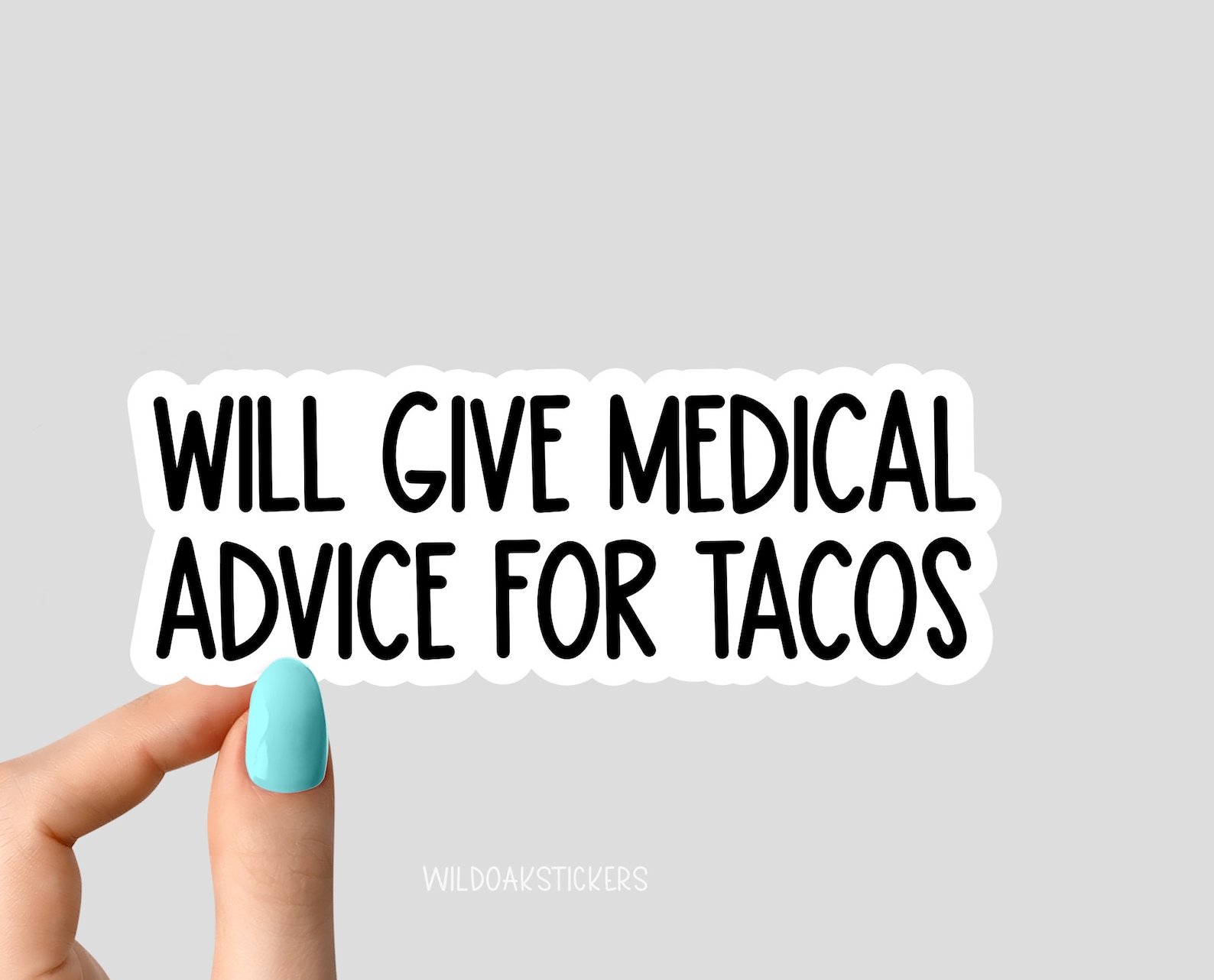 Will Give Medical Advice for Tacos Sticker Nursing Stickers - Etsy