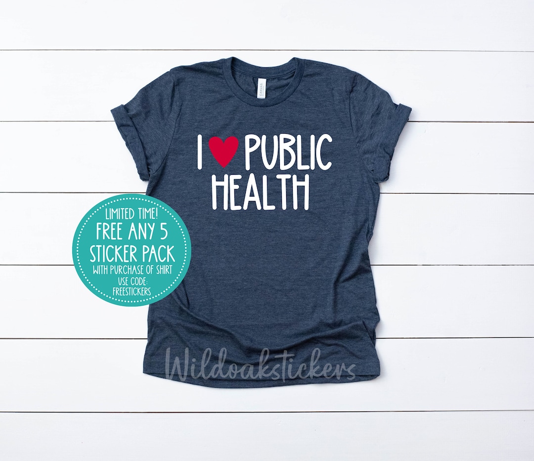 I Love Public Health Shirt, Nurse Public Health Custom Nursing Biology ...