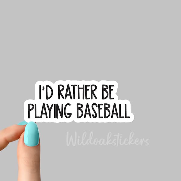Baseball Decal - Etsy