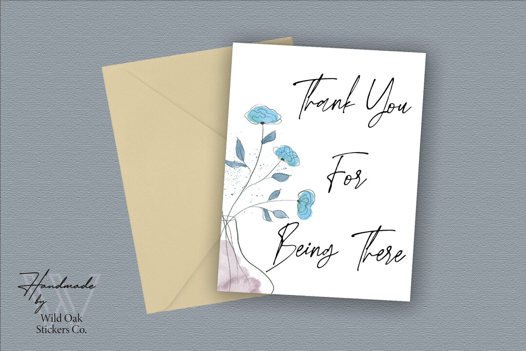 Floral Thank You Plant Cards, Plant Thank You Cards, Custom Text ...