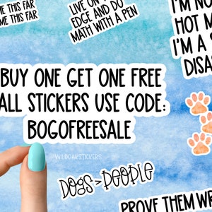 Funny Math Statistics Sticker, Math Laptop Stickers, Math Water Bottle ...