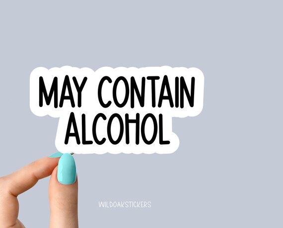 funny drinking cup decal funny drinking cup sticker drinkin may cintain ...