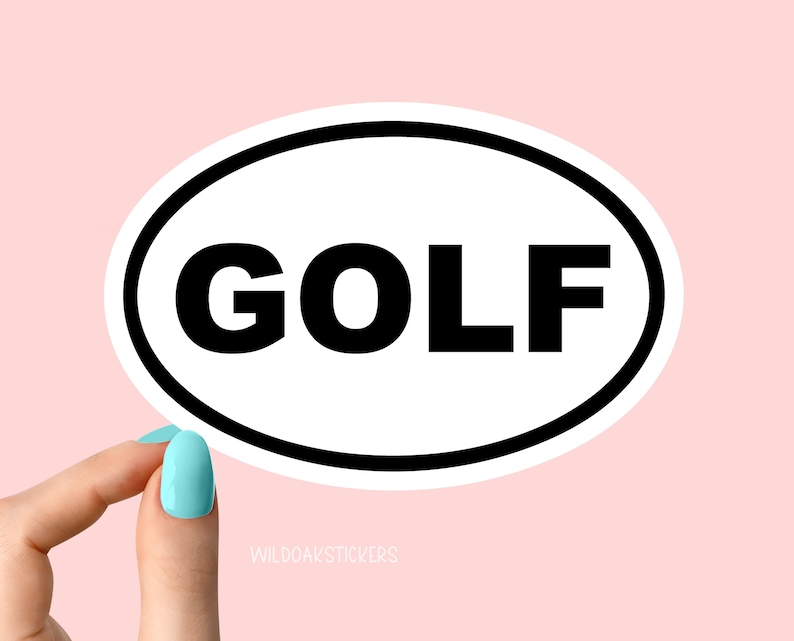 Golf sticker golf sticker golfing laptop decals golf | Etsy