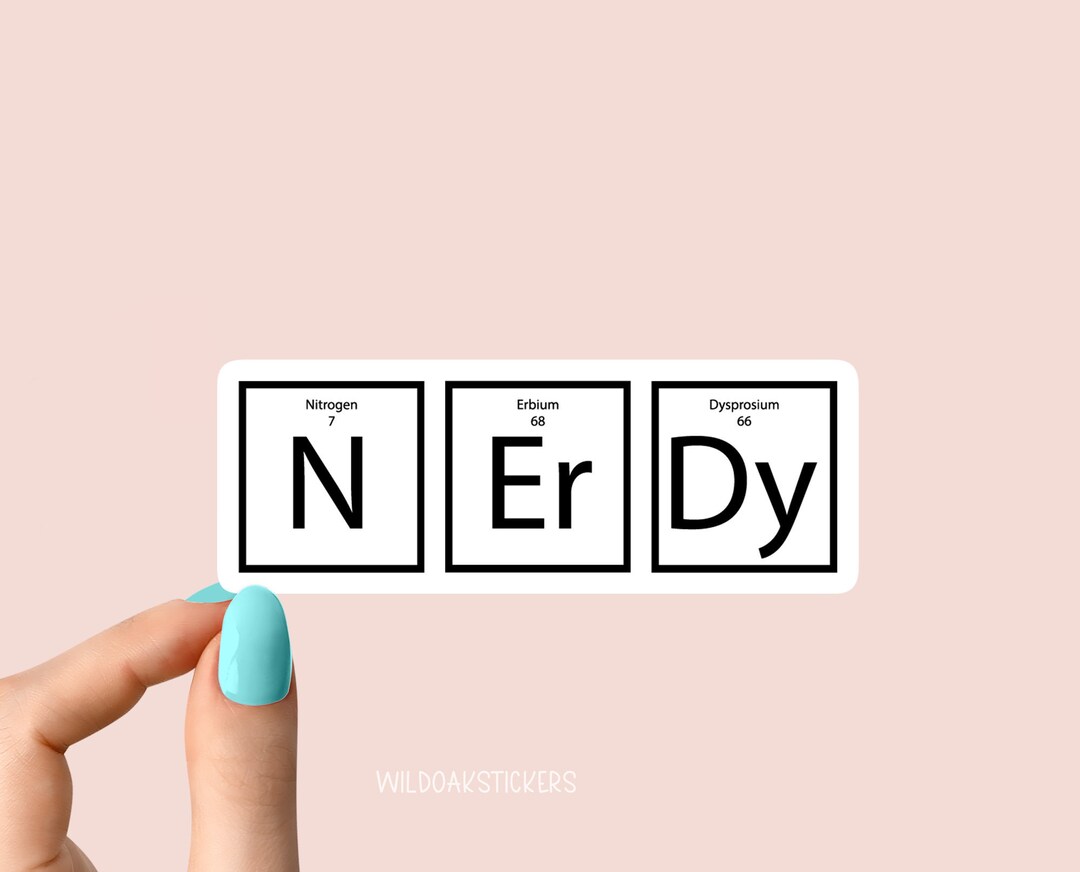 Science Nerdy Sticker, Funny Science Stickers, Science Laptop Decals ...