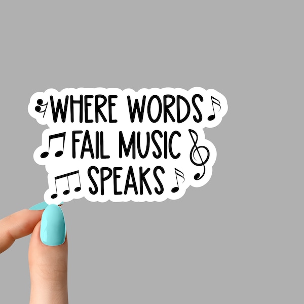 Music Sticker - Etsy
