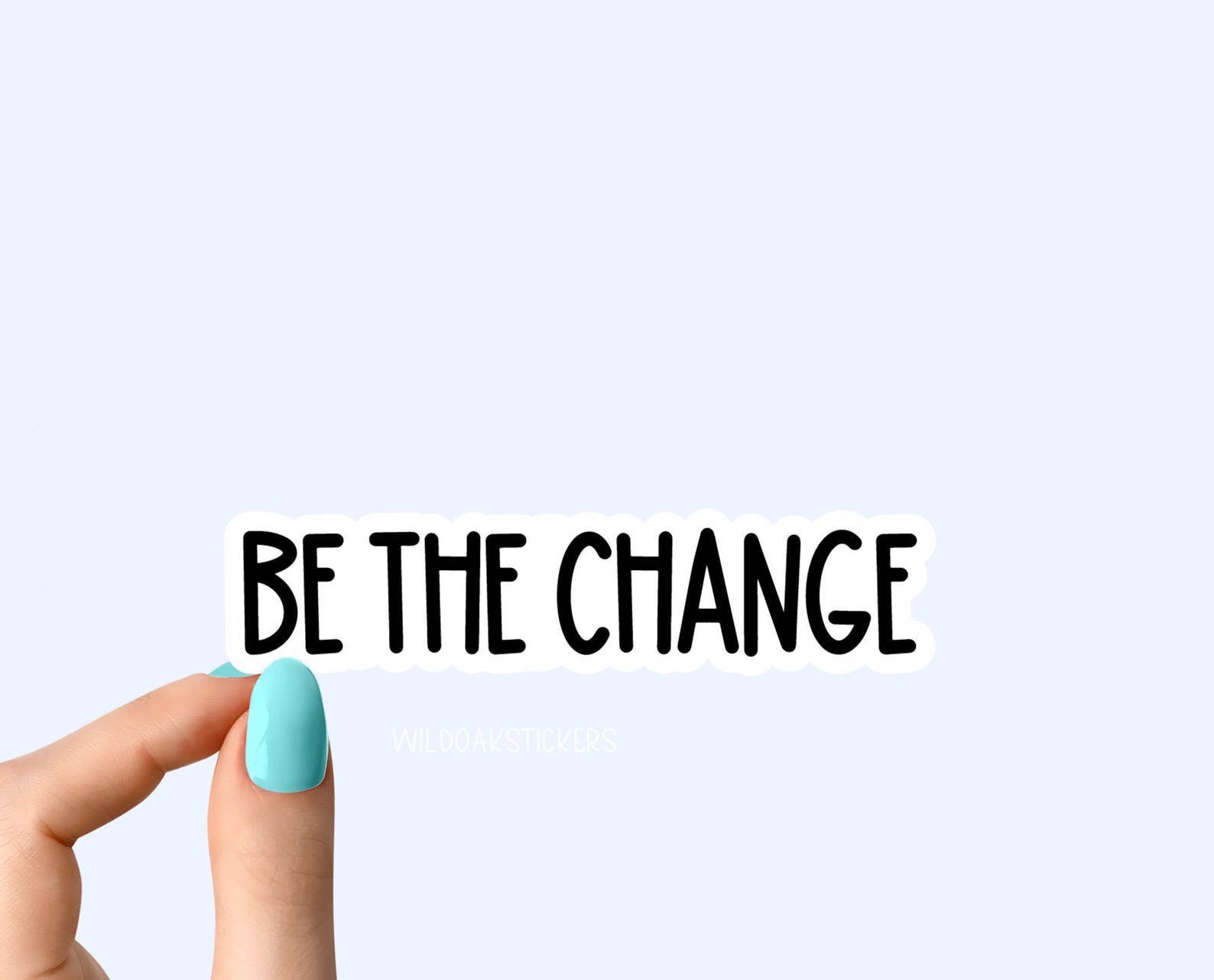 Be the Change Sticker Change Sticker Laptop Decals Be the - Etsy