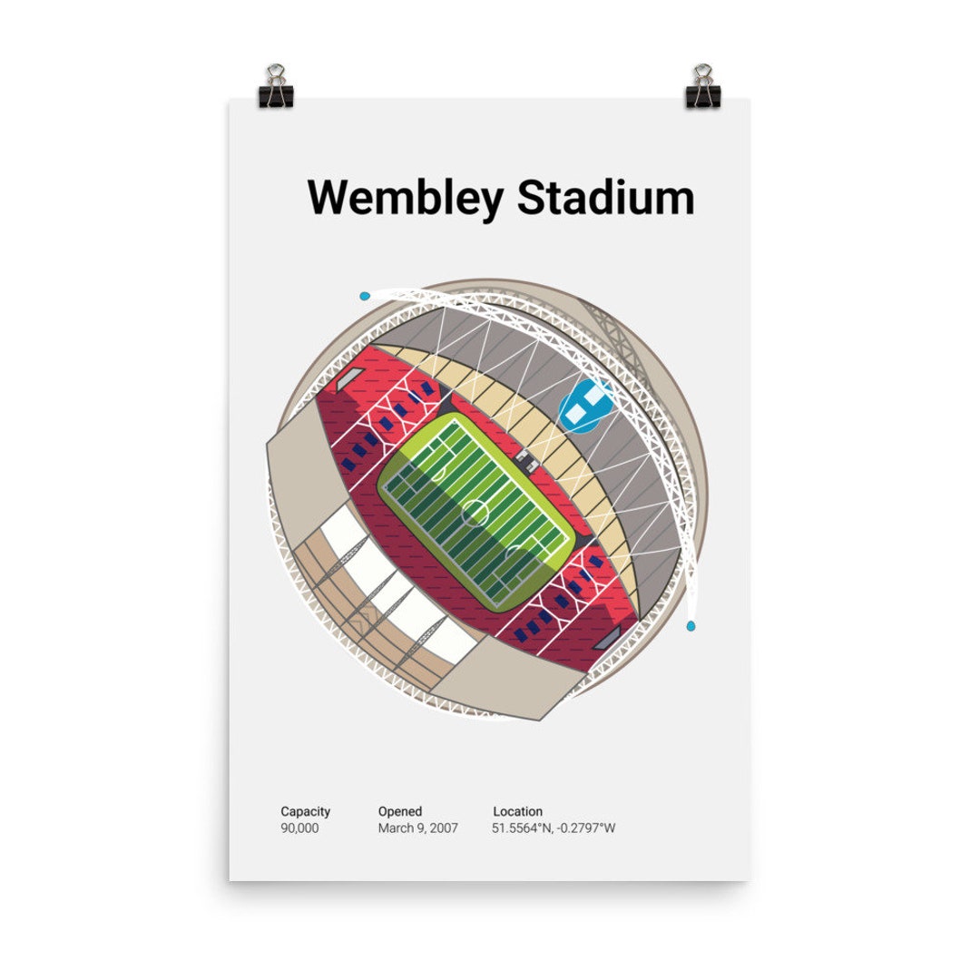 Custom Stadion Poster, Custom Arena Drawing, Gifts for Fans ...