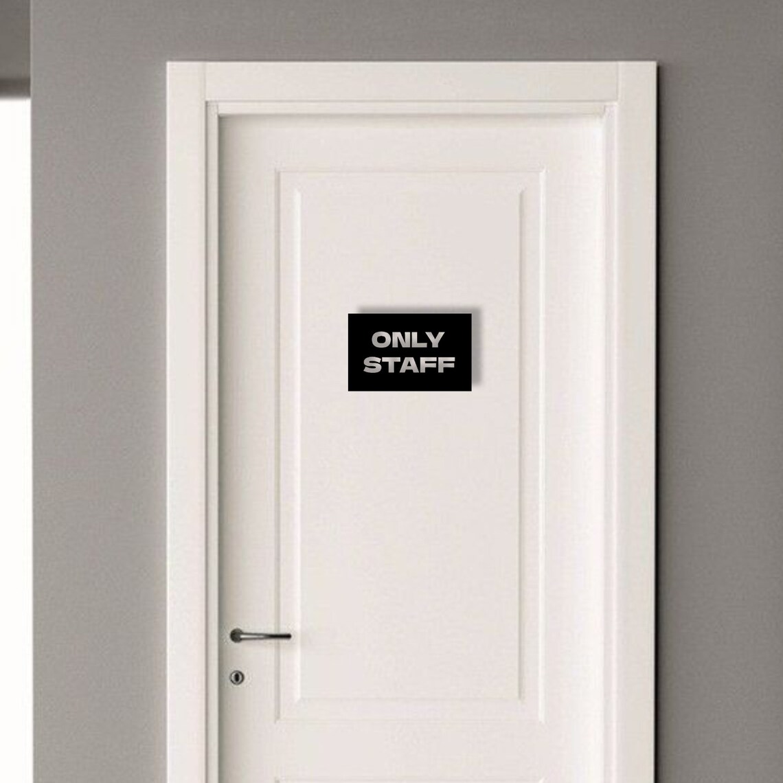 Staff Only Door Poster, Wall Stainless Steel Poster, Staff Only Table ...