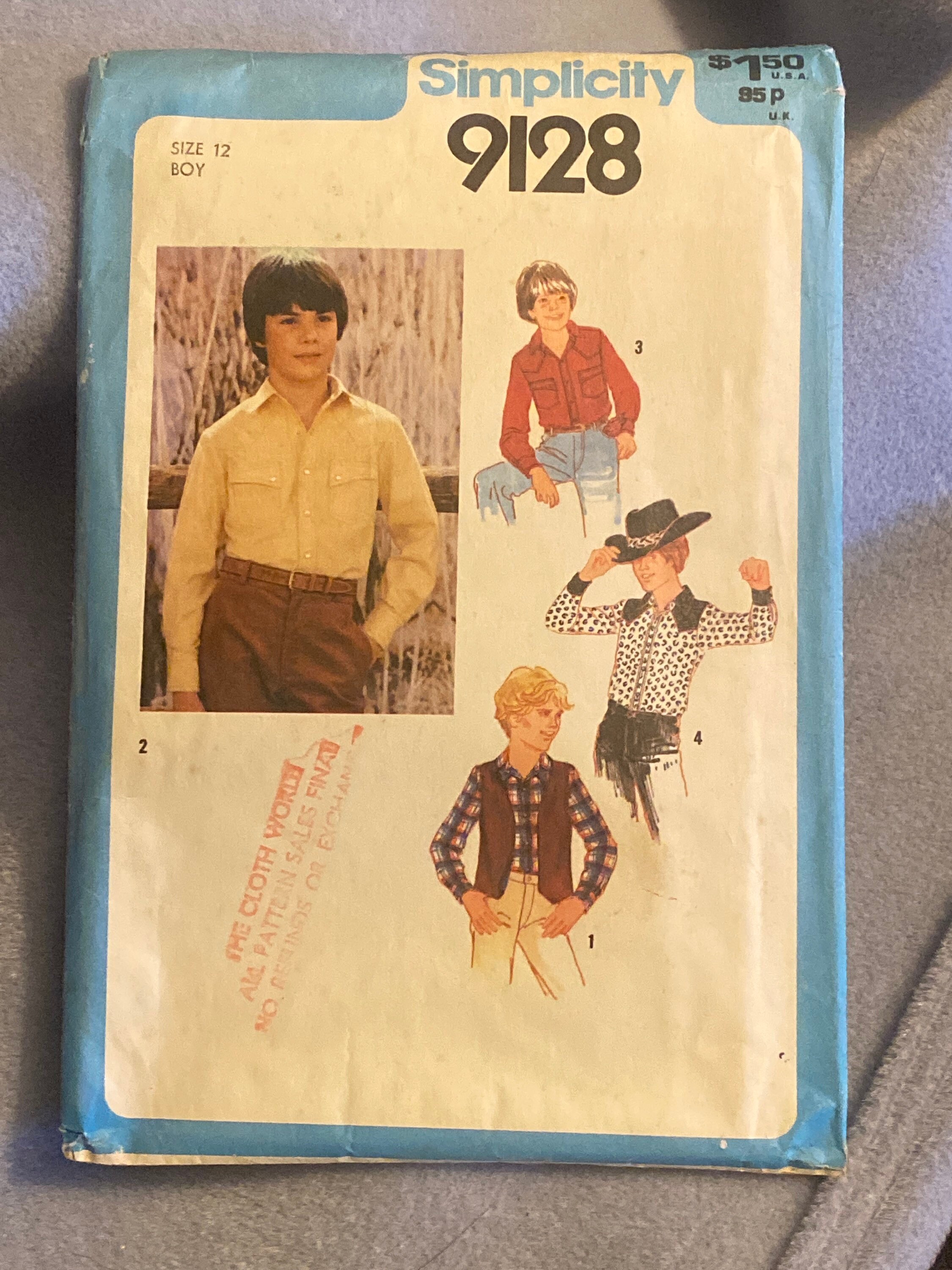 Vintage Simplicity Boy’s Pattern - Etsy