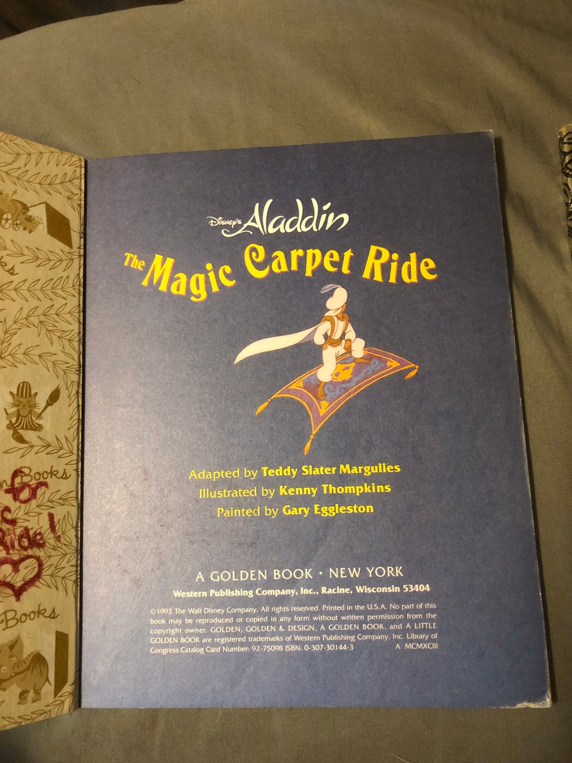 Disneys Aladdin & Disneys Aladdin the Magic Carpet Ride - Etsy