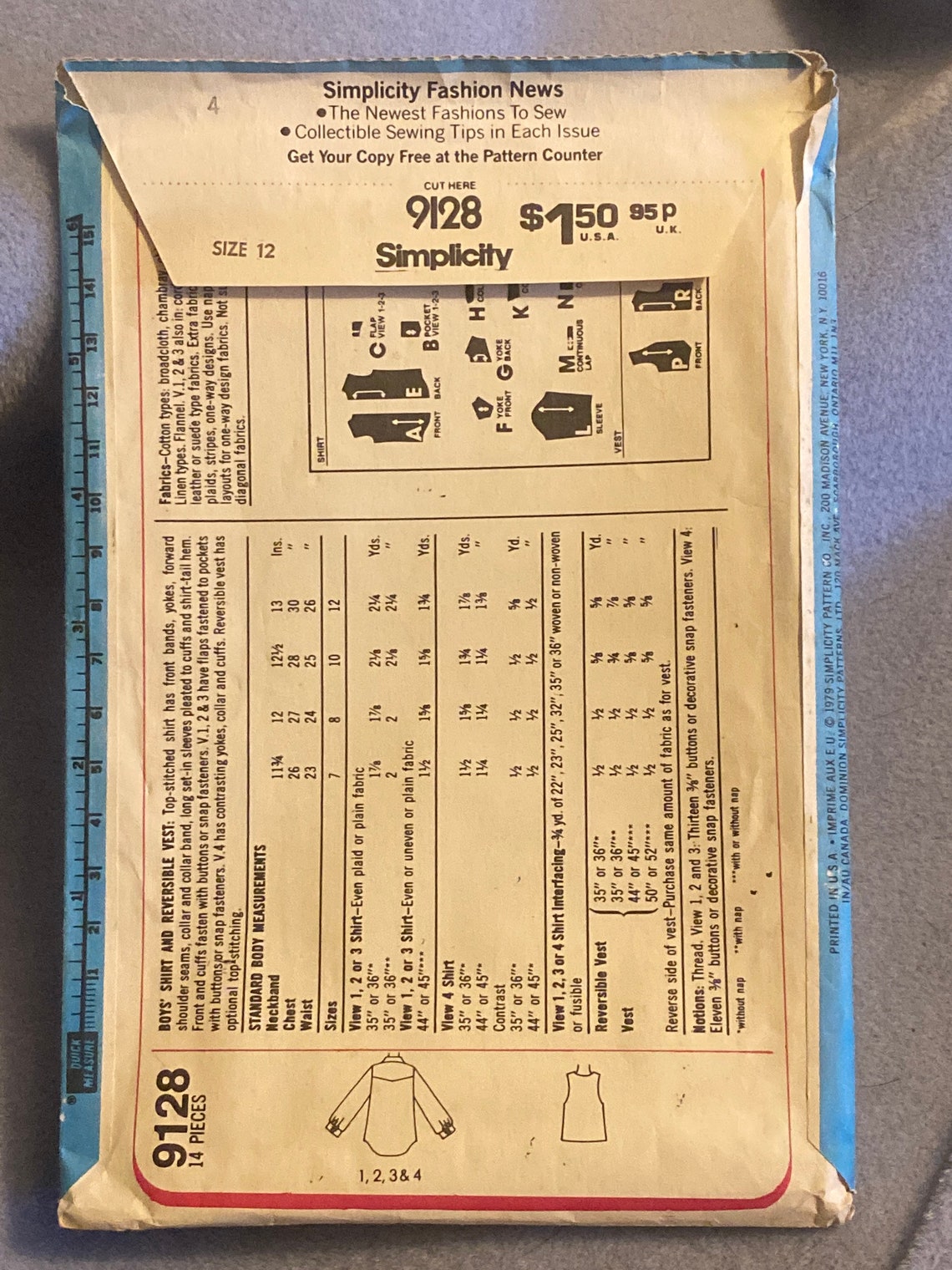 Vintage Simplicity Boy’s Pattern - Etsy