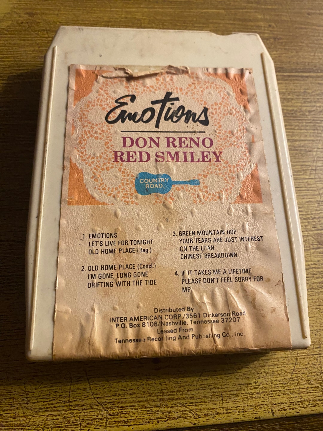 Don Reno & Red Smiley 8-track Tape - Etsy