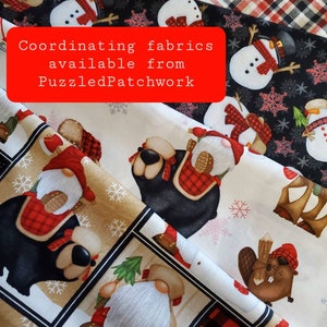 Timber Gnomies by Shelly Comiskey for Henry Glass Cotton | Etsy