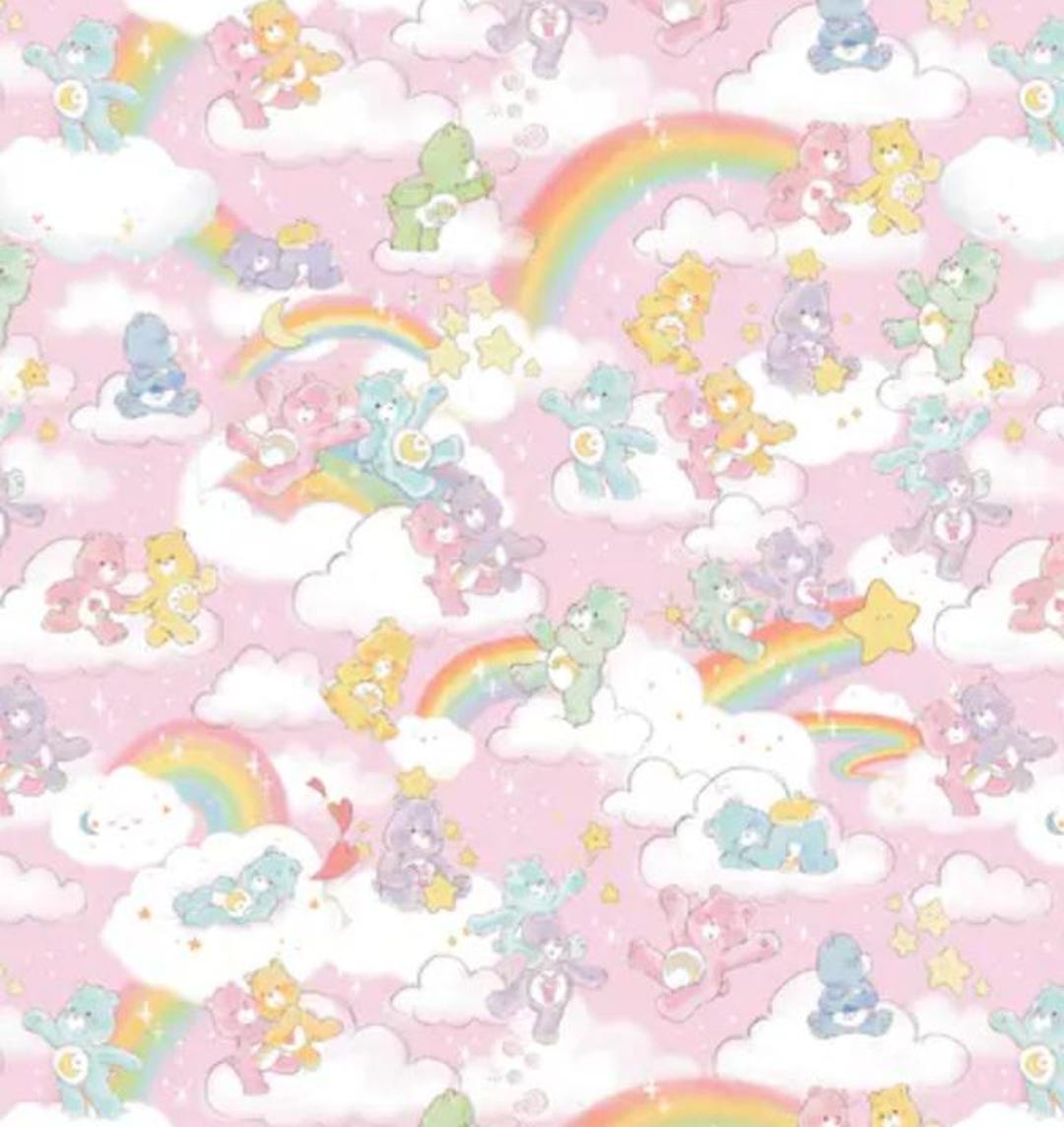 Vintage Care Bear, New Fabric Dated 2024, but Made in Vintage Style ...