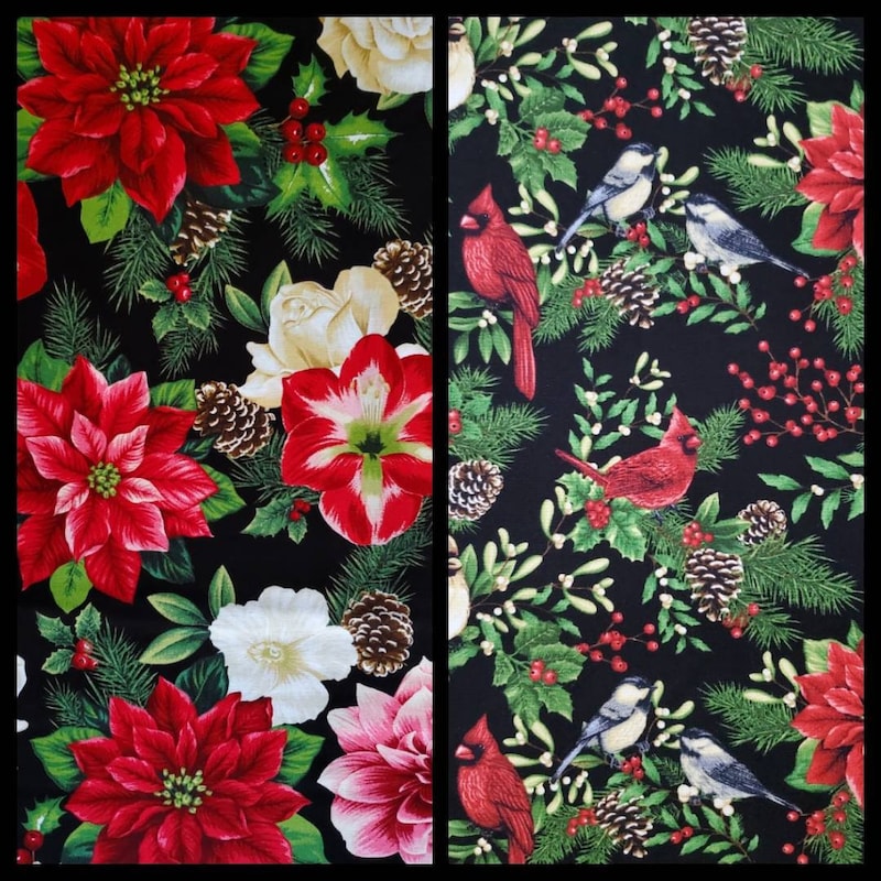 Winter Cardinals Quilt Fabric - Etsy