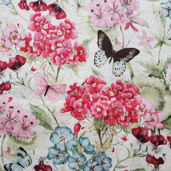Botanical Fabric - Etsy